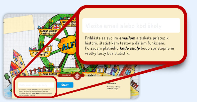 Program Alfík DOMÁCNOSŤ 1_užívateľ – Interaktívna škola